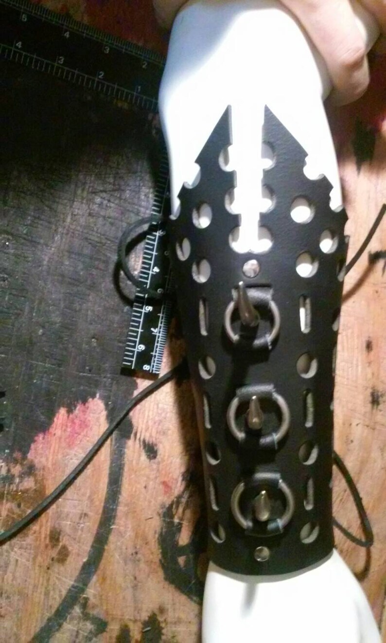 Black Leather Ghost Claw Cyber Gauntlet | Etsy