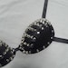 Studded A, B & C Cup Black Leather Bra - Etsy