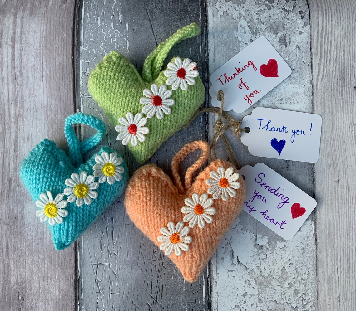 Pocket Hug Heart, Hanging Heart With Button Love Tokens, Sending Love ...