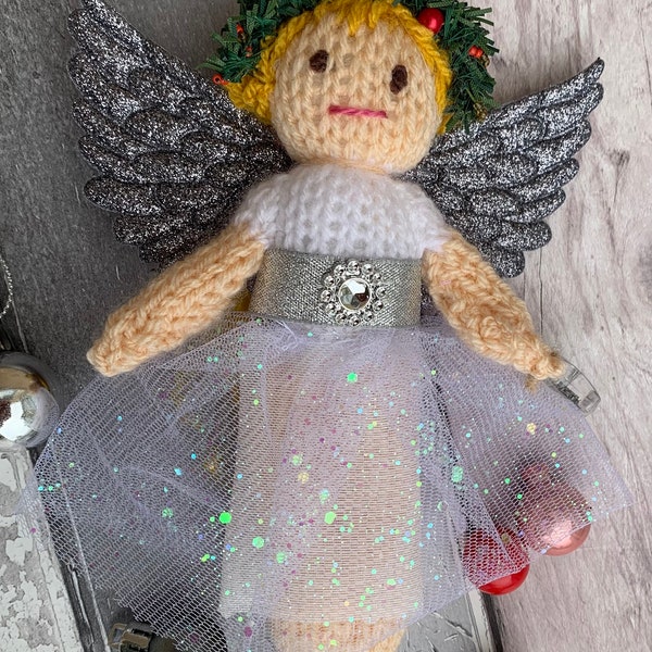 Knitted Tree Topper - Etsy UK