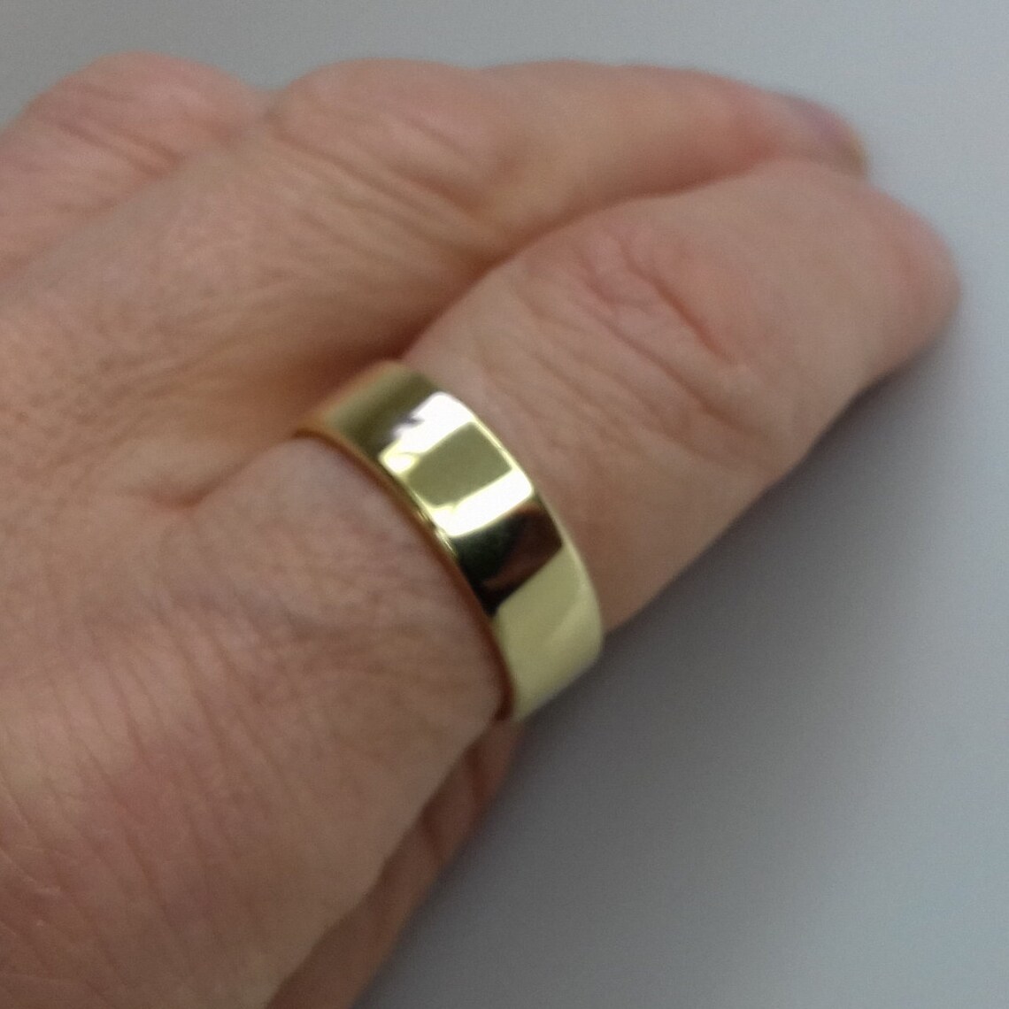 Wide, Gold Wedding Rings, Gold Wedding Bands, Ethical Gold - Etsy