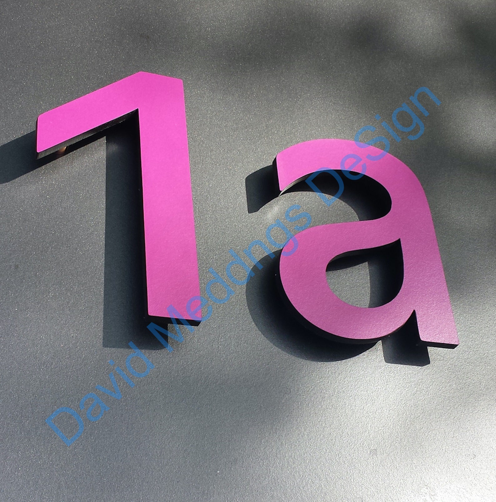 Modern Contemporary Coloured House Numbers Standoff Floating - Etsy