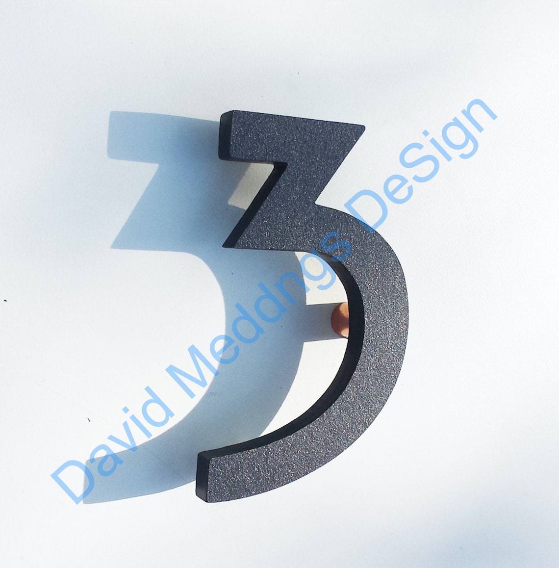 Coloured Floating House Numbers Architectural Style in Mission - Etsy UK