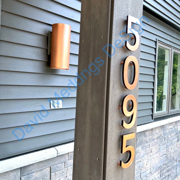 Copper House Number - Etsy