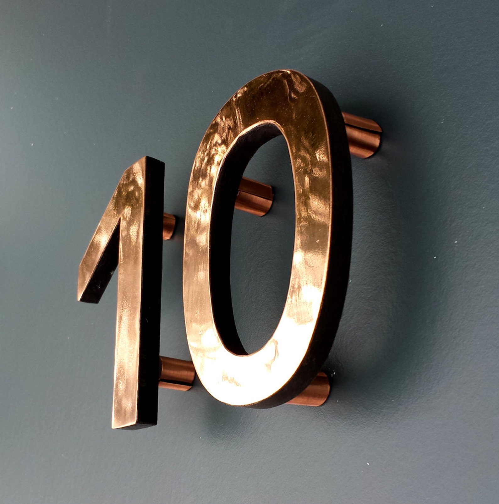 Large Floating House Numbers On Backboard In Polished Or Etsy large-floating-house-numbers-on-backboard-in-polished-or-etsy