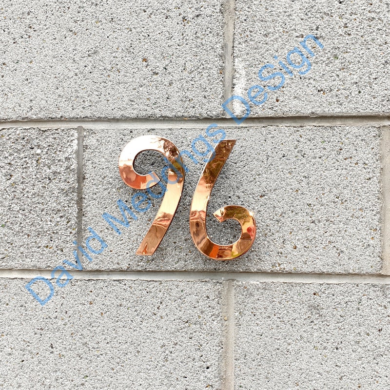 House Numbers Horizontal - Etsy