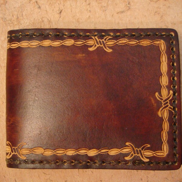 Hand Tooled Wallet - Etsy
