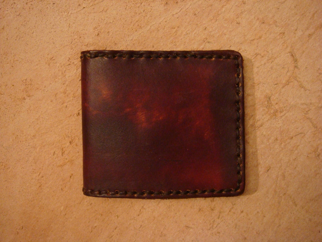 Handmade Brown Leather Kid's Wallet Kid's Billfold - Etsy
