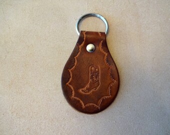 Leather Key Fob Cowboy Hat | Etsy
