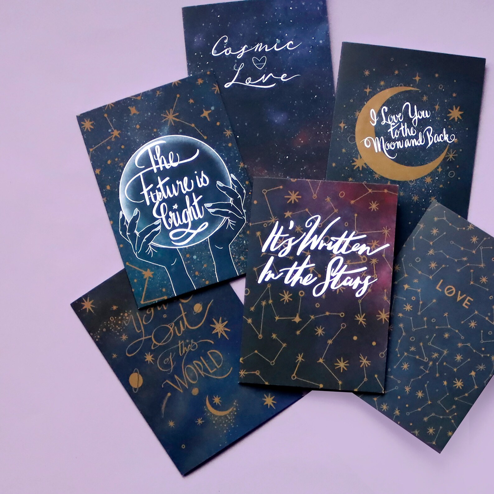 The Future is Bright Celestial Greeting Card | Etsy