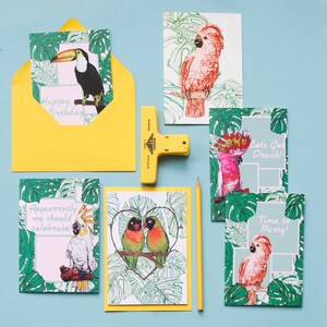 Love Birds Greeting Card - Etsy