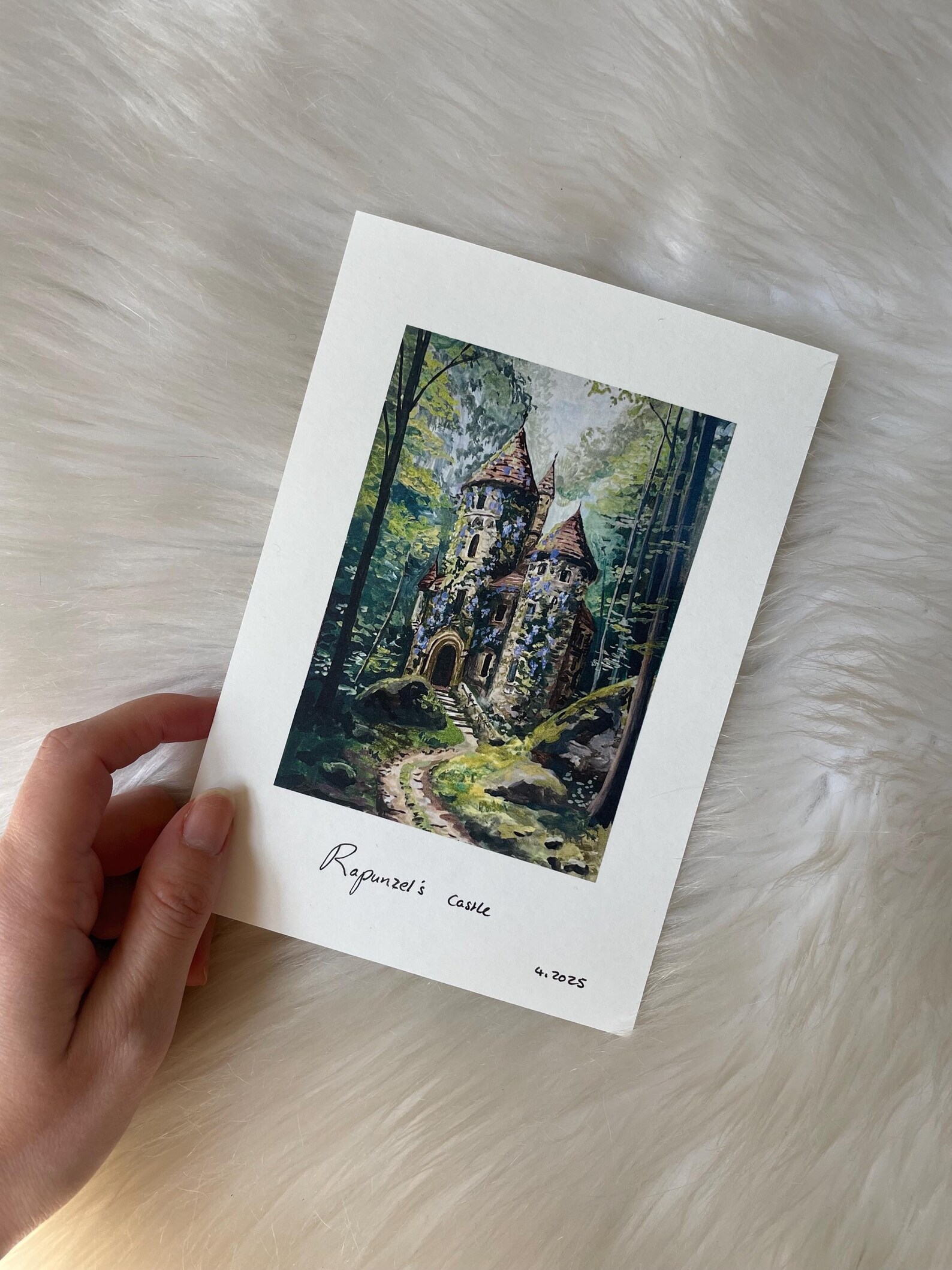 Rapunzel’s Castle *PRINT* - Etsy