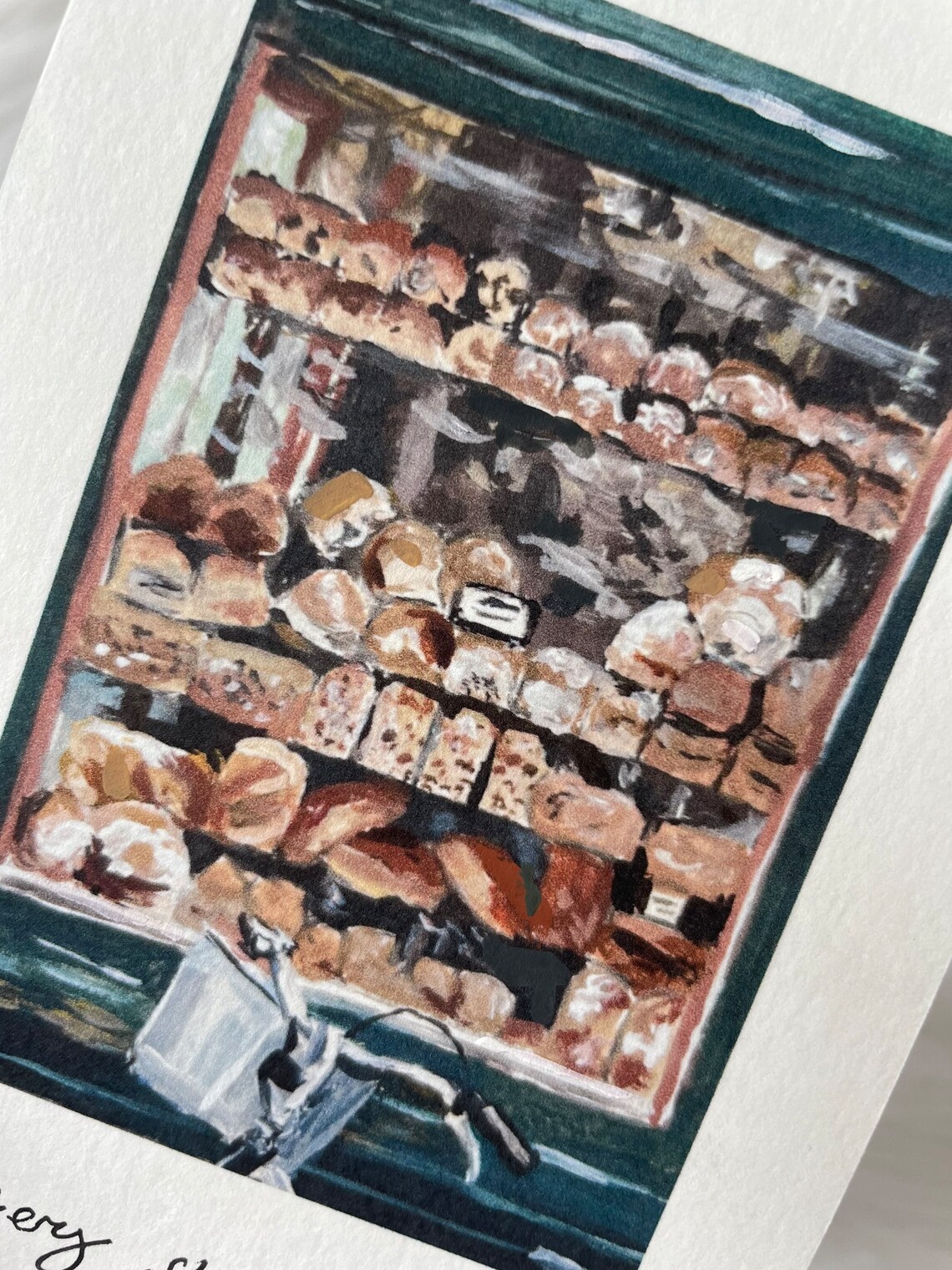 Bakery Shop Window SKETCHBOOK PAGE PRINT - Etsy
