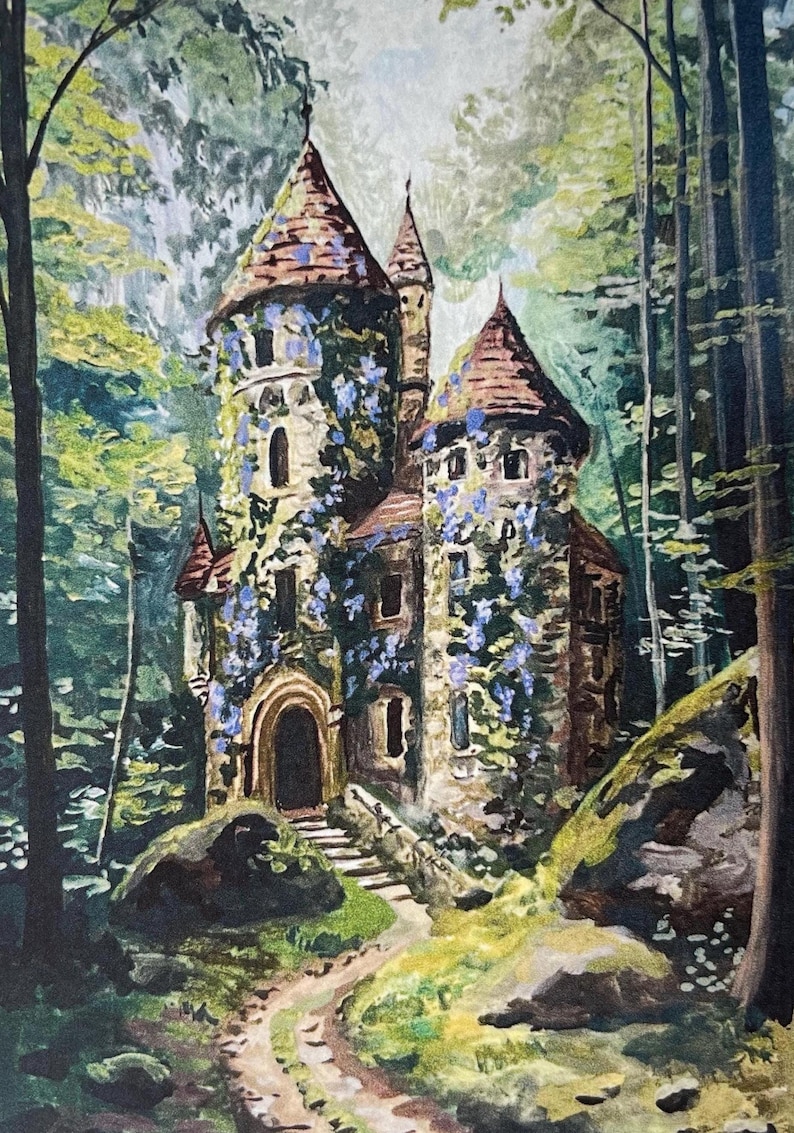Rapunzel’s Castle *PRINT* - Etsy