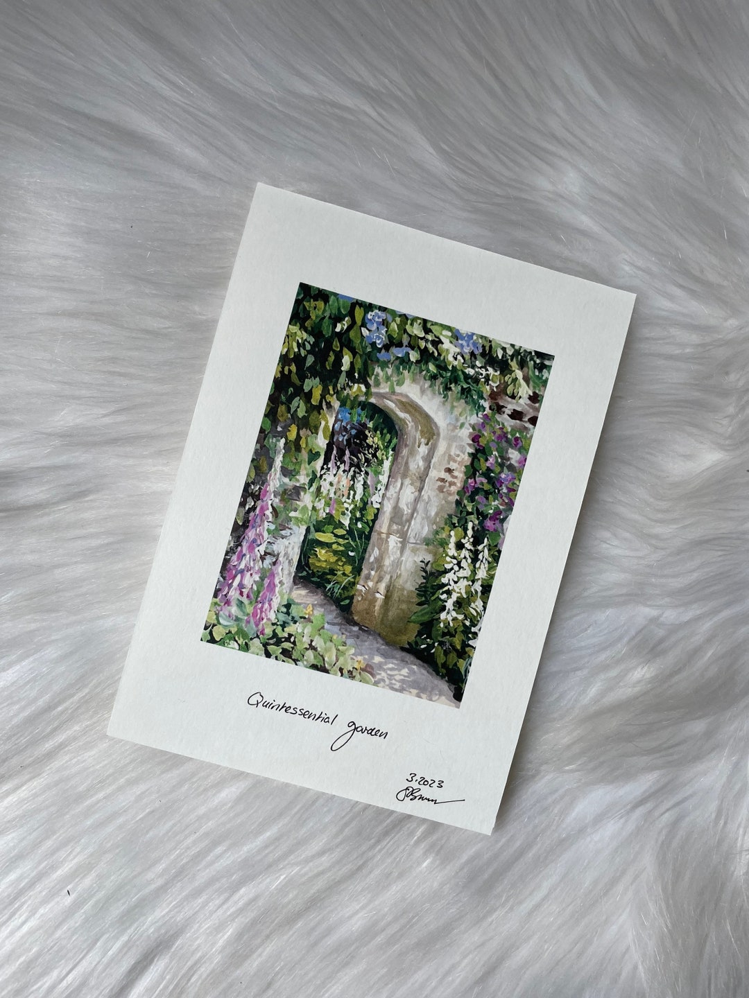 Quintessential Garden *A5 PRINT* - Etsy