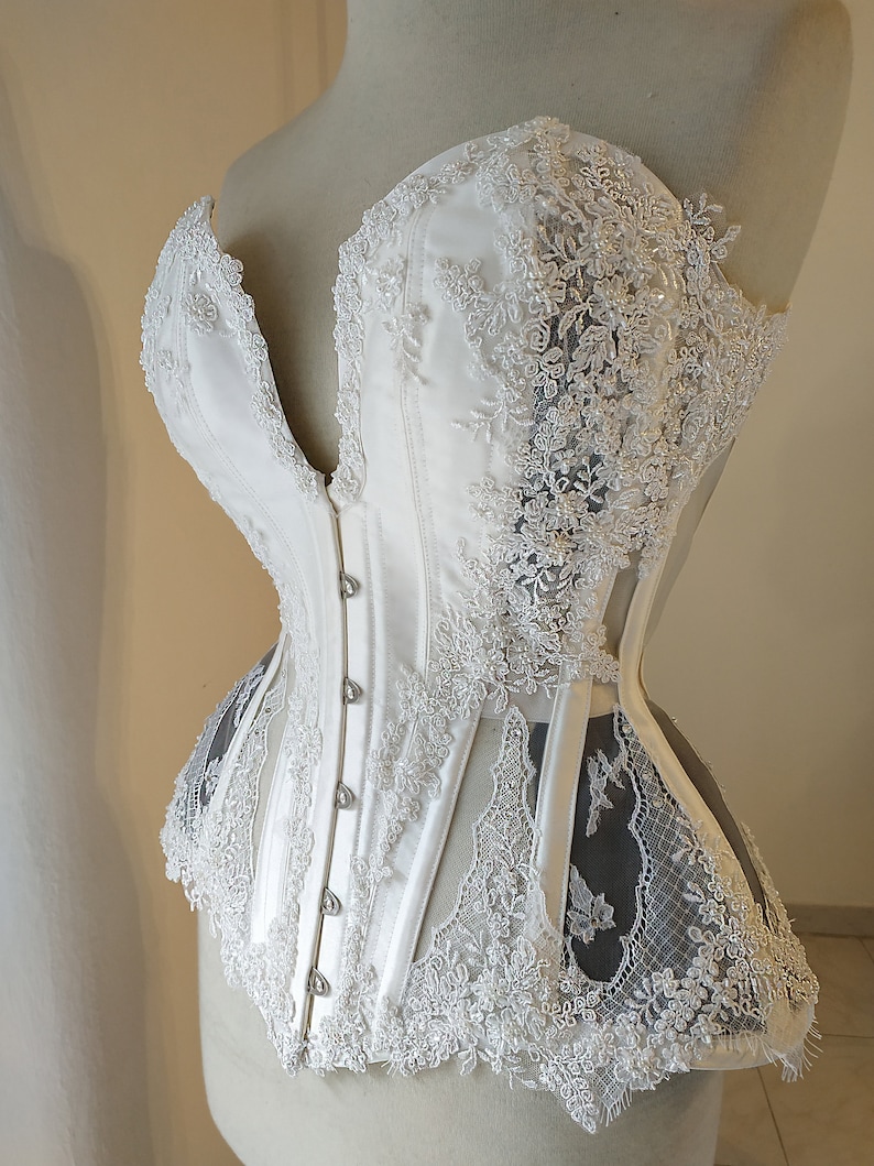 Corset night Jasmine. Gothic Victorian Lingerie - Etsy