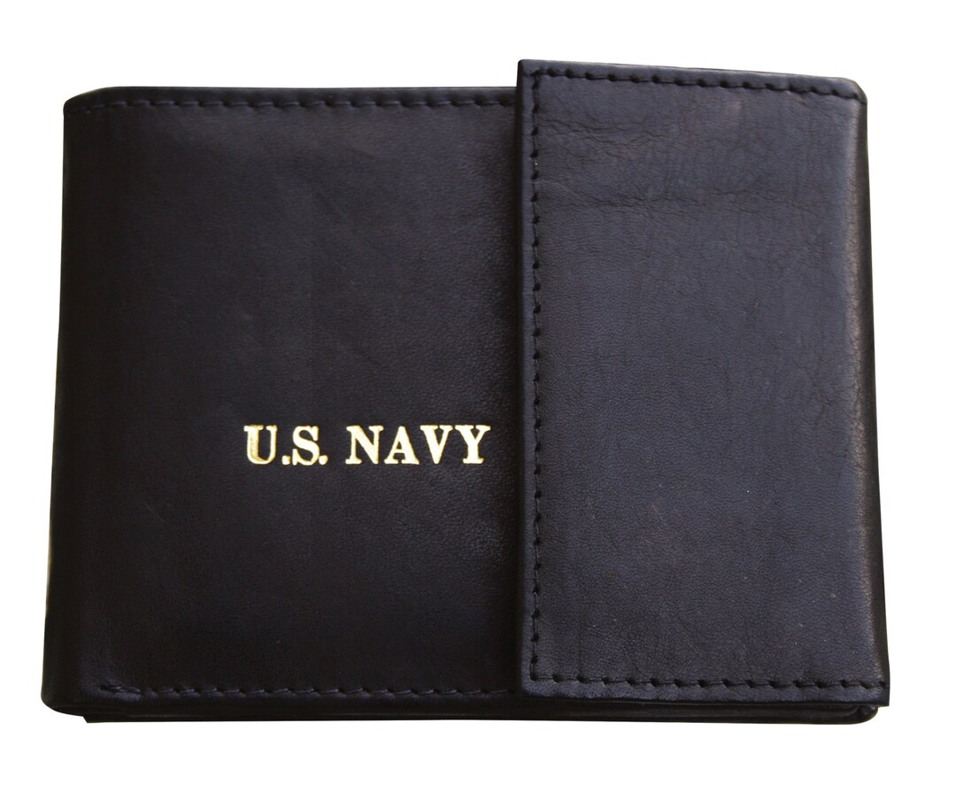 United States Navy Genuine Leather Wallet - Etsy