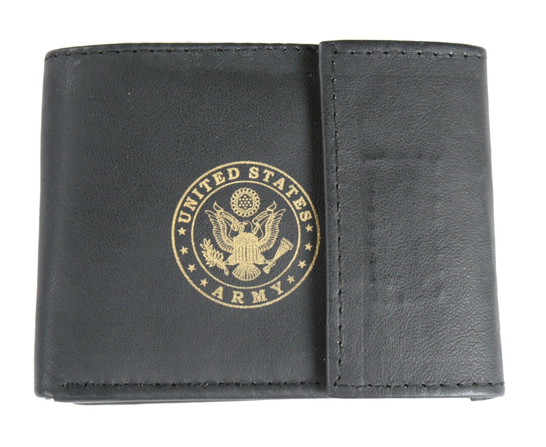 U.S. Army Emblem Leather Wallet - Etsy