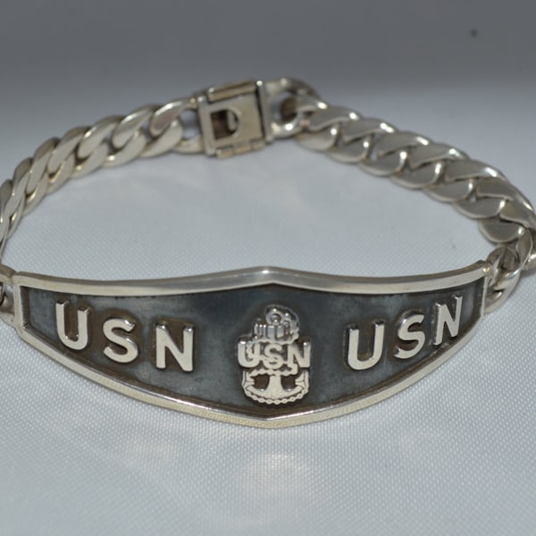 Navy Bracelet - Etsy