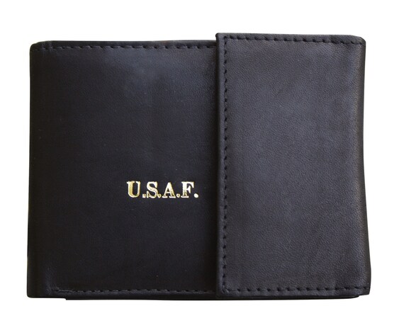 U.S. Air Force Genuine Leather Wallet | Etsy