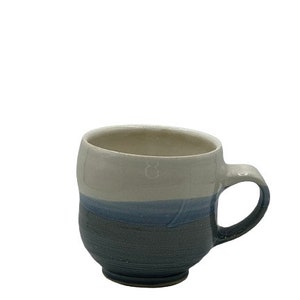 Ready to Ship: Handcrafted Blue and White Espresso Cups Perfect Fit for ...