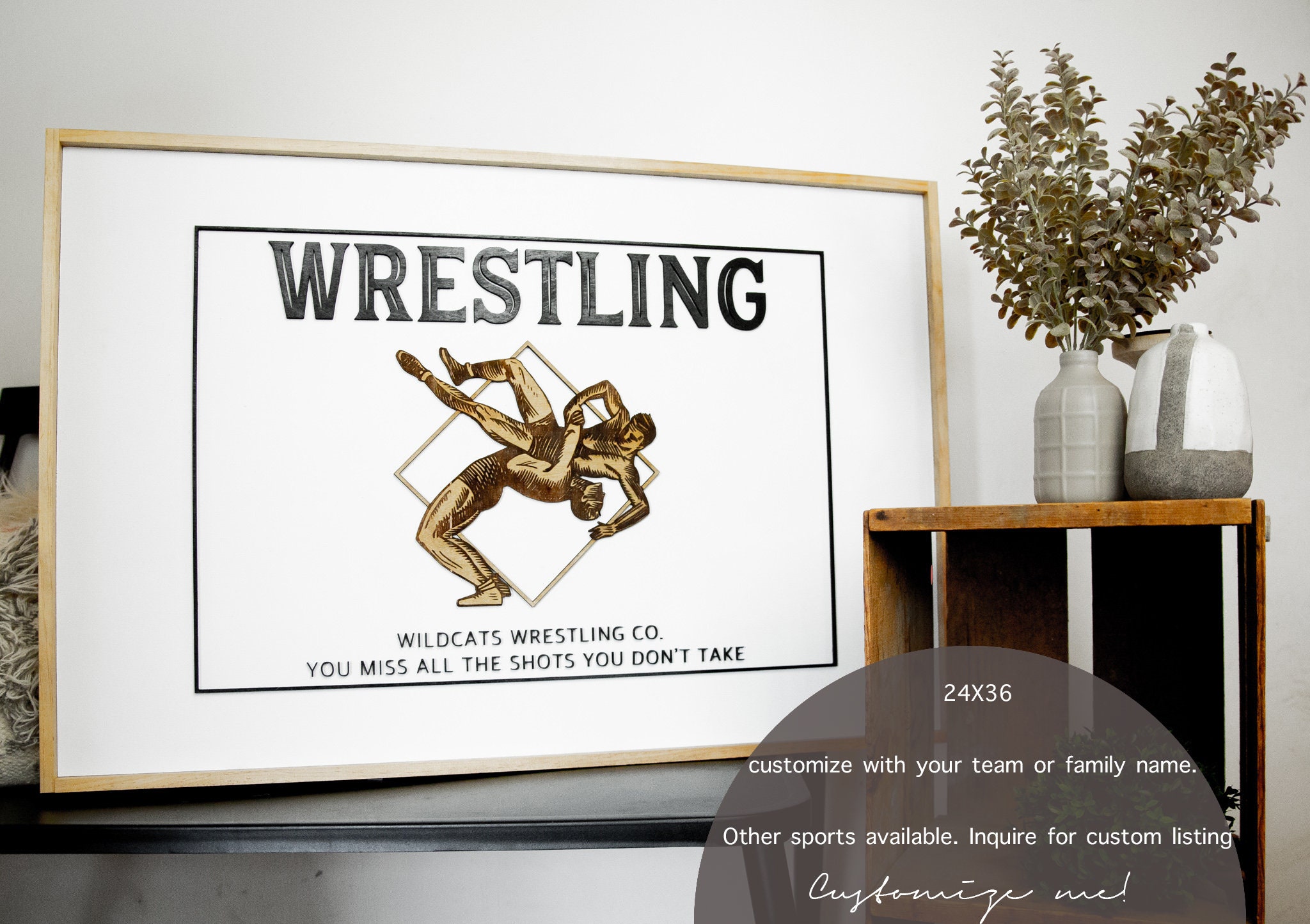 wrestling-sign-wrestling-wresting-print-wrestling-decor-etsy