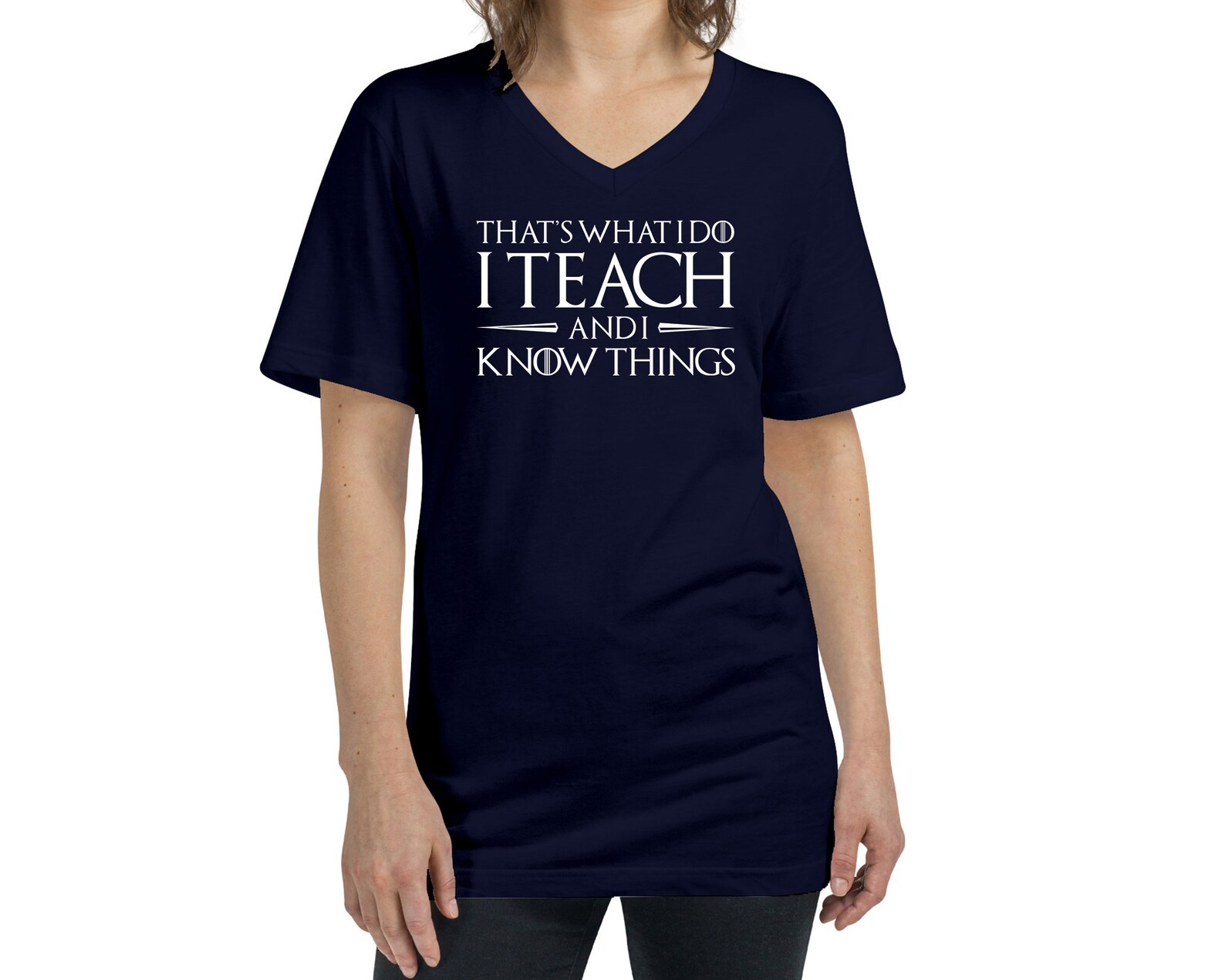 That's What I Do I Teach and I Know Things T Shirt Funny - Etsy