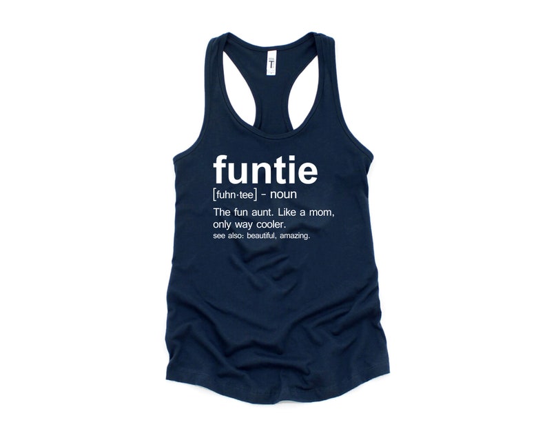 Funtie Shirt Family Gift Fauntie Tee Fauntie Tshirt Auntie - Etsy