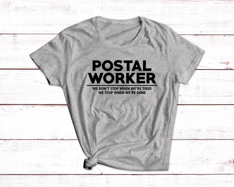 Postal Workers T Shirt Post Office Shirt Funny Tops Sayings | Etsy