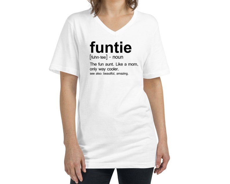Funtie Shirt Family Gift Fauntie Tee Fauntie Tshirt Auntie - Etsy