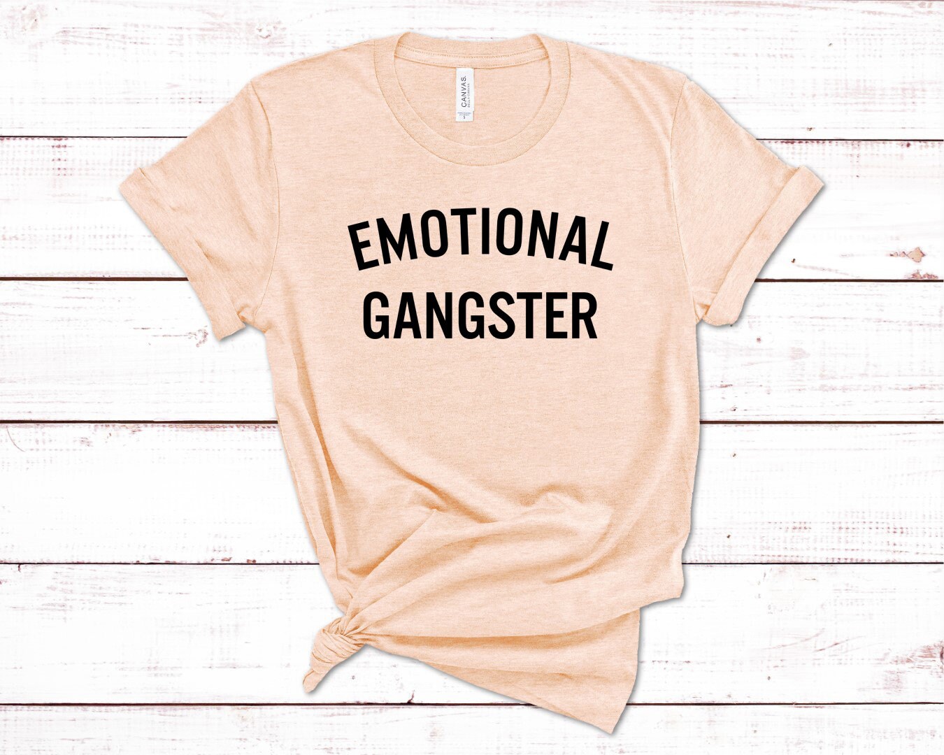 Emotional gangster tees shirt graphic tees cute sassy with | Etsy