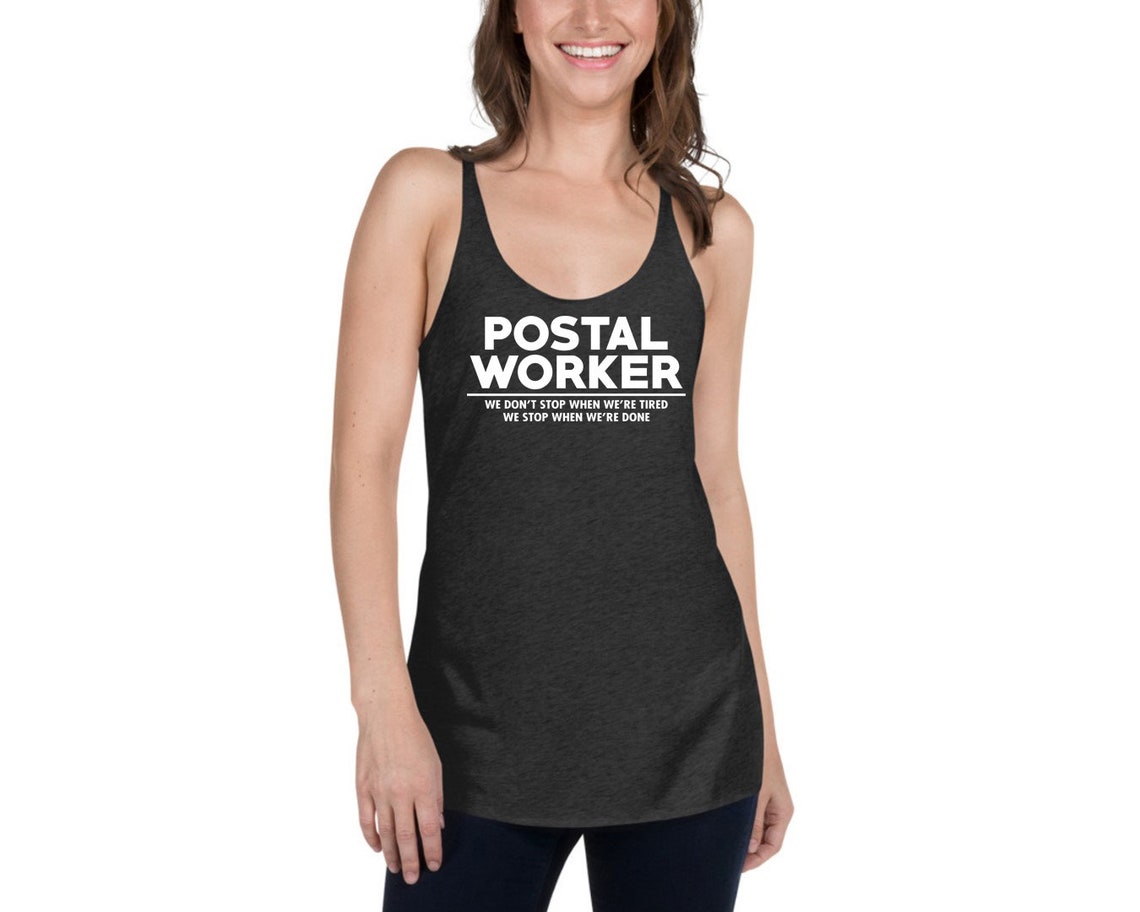 Postal workers t shirt post office shirt funny tops sayings | Etsy