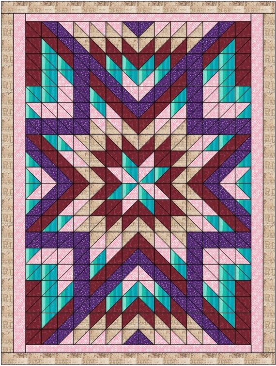 Medallion Star Quilt Pattern Medallion Star
