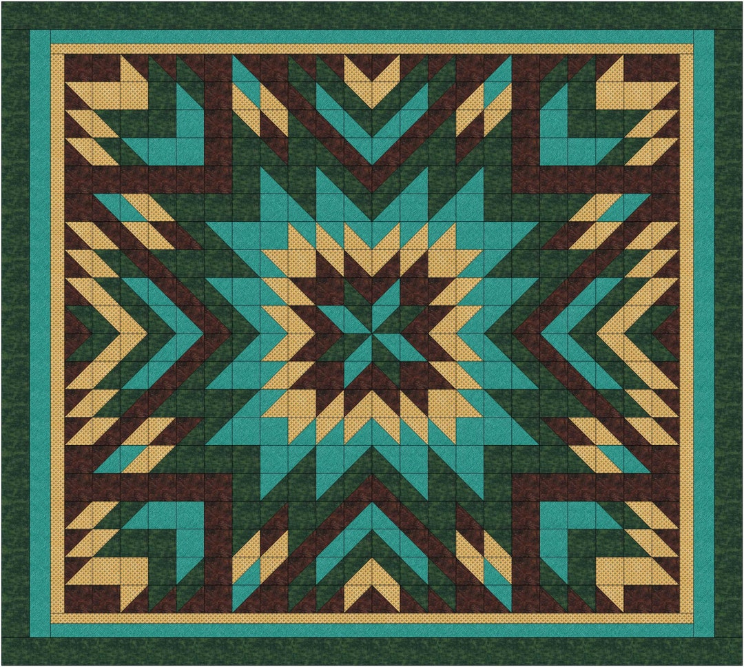 PDF King Size Quilt Pattern - Etsy