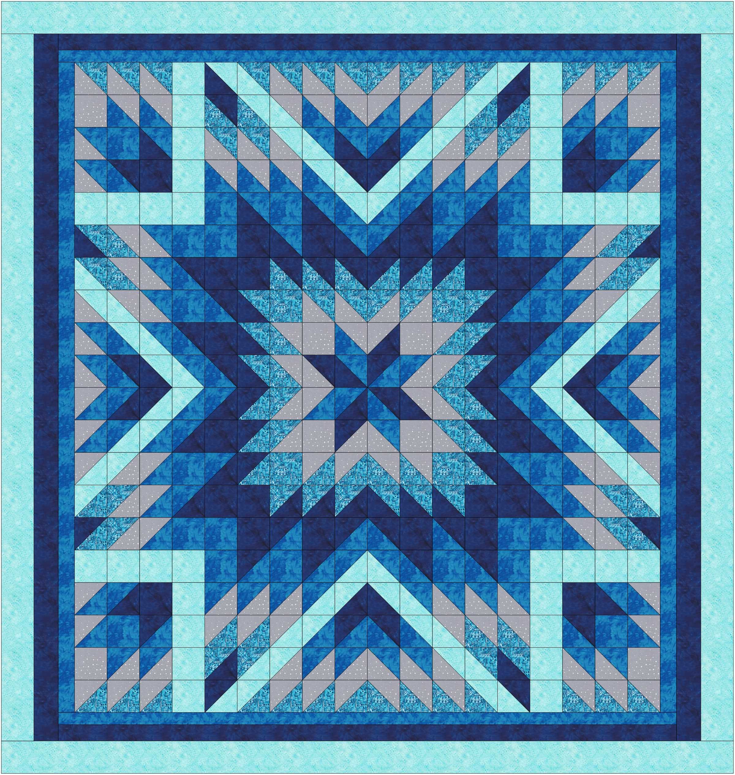 PDF Quilting Pattern - Queen Size - Etsy