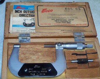 Micrometer Box - Etsy