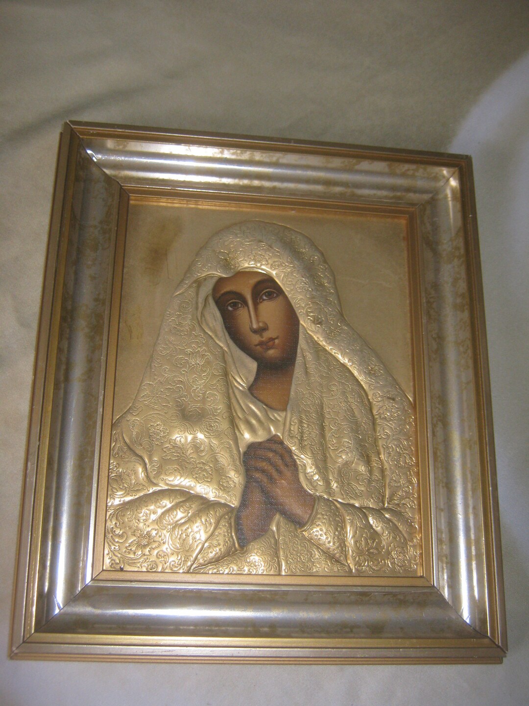 Vintage Catholic Polish Madonna Koph Obrazu Madonny Zwanej Sobieska ...