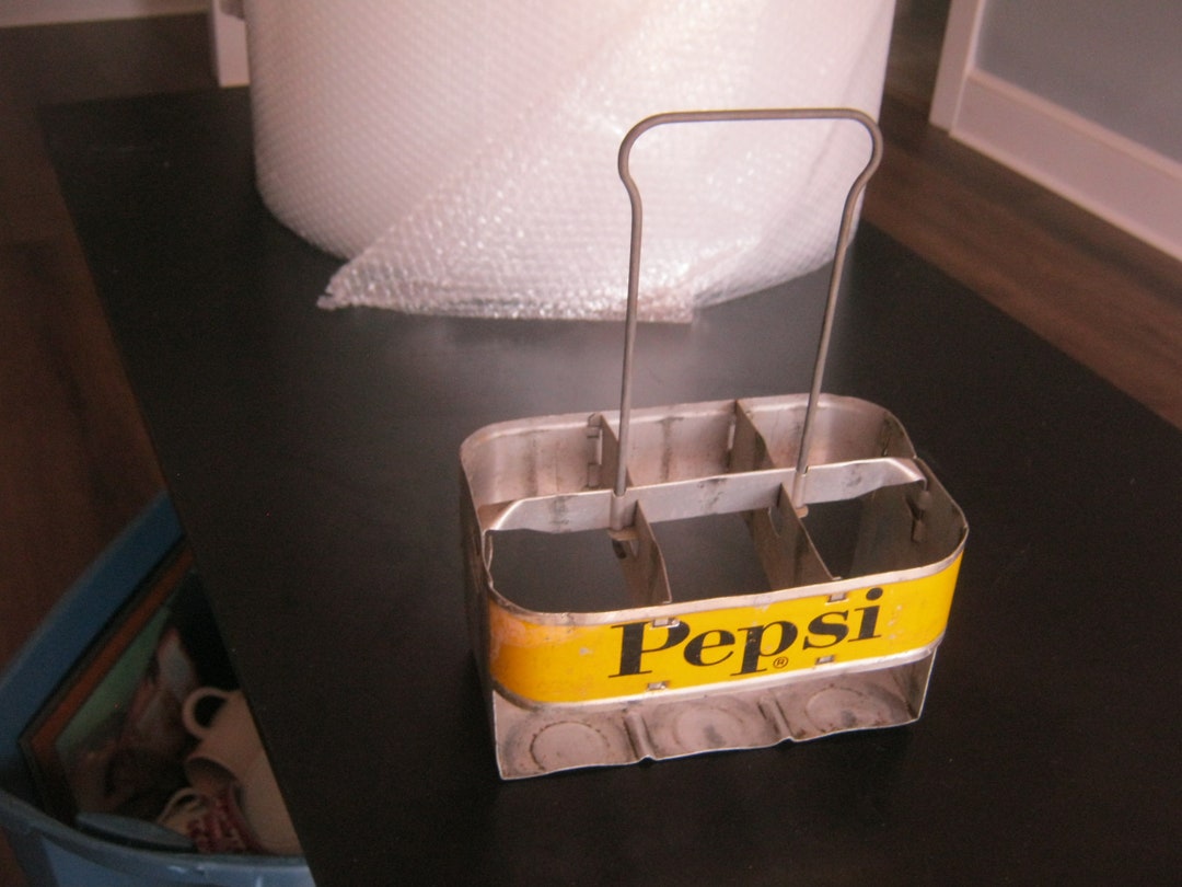 Vintage Pepsi Aluminum Bottle Carrier - Etsy