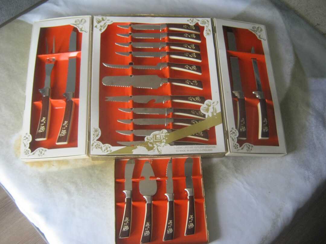 Regency Sheffield England Lifetime Cutlery 19 Pc Set Mid Century Modern ...
