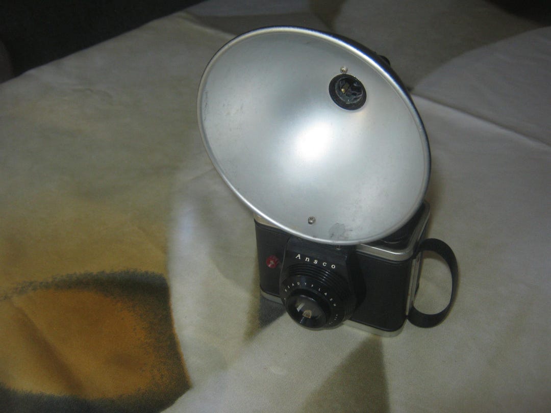 Vintage Ansco Ready Flash Film Camera W/flash Great Shape - Etsy