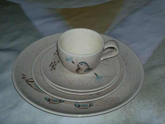 Vintage Mid Century Modern Red Wing Pottery Quail Bob White 5 | Etsy