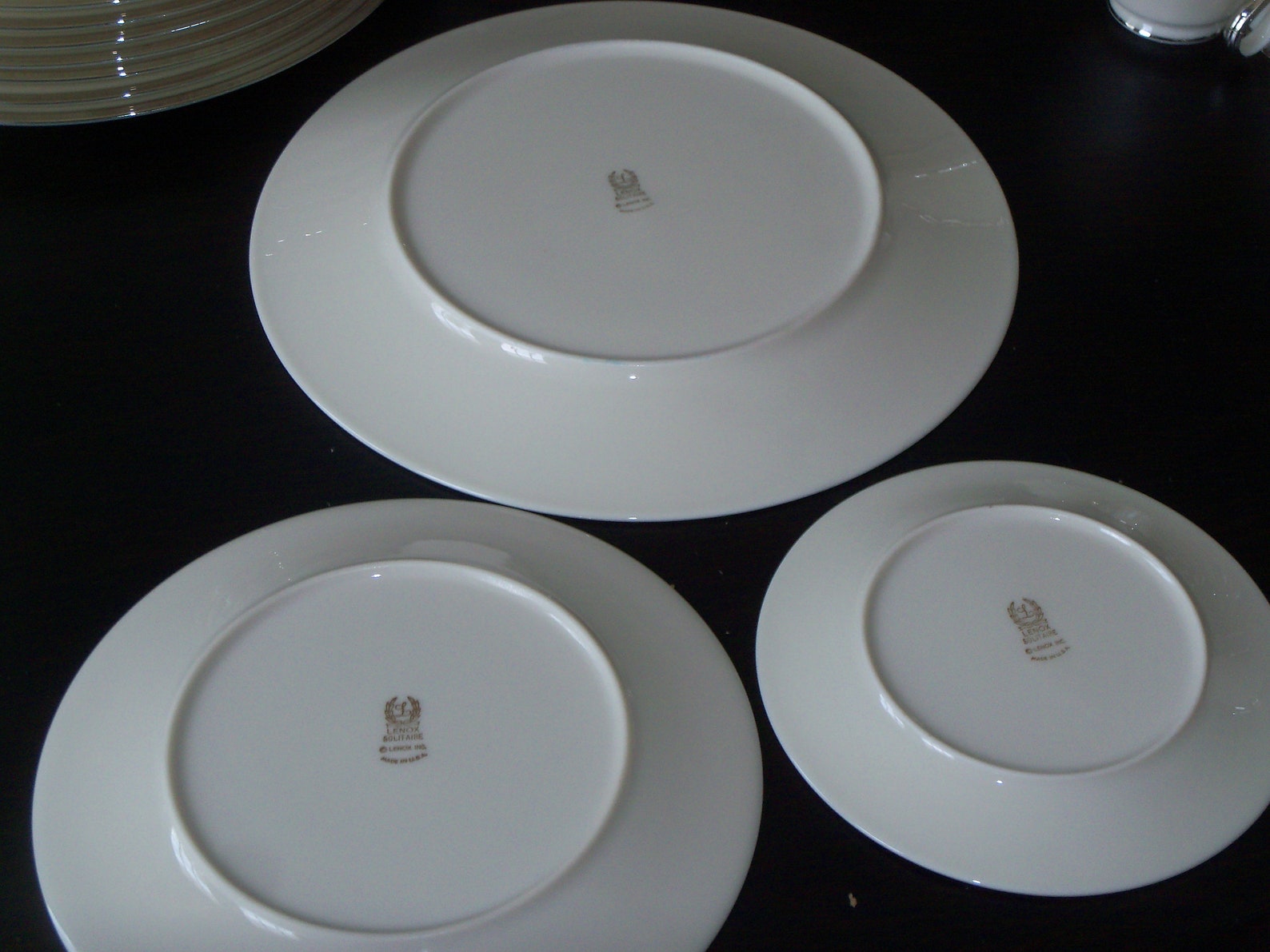 Lenox China Solitaire 5 Piece Place Setting Translucent Ivory | Etsy