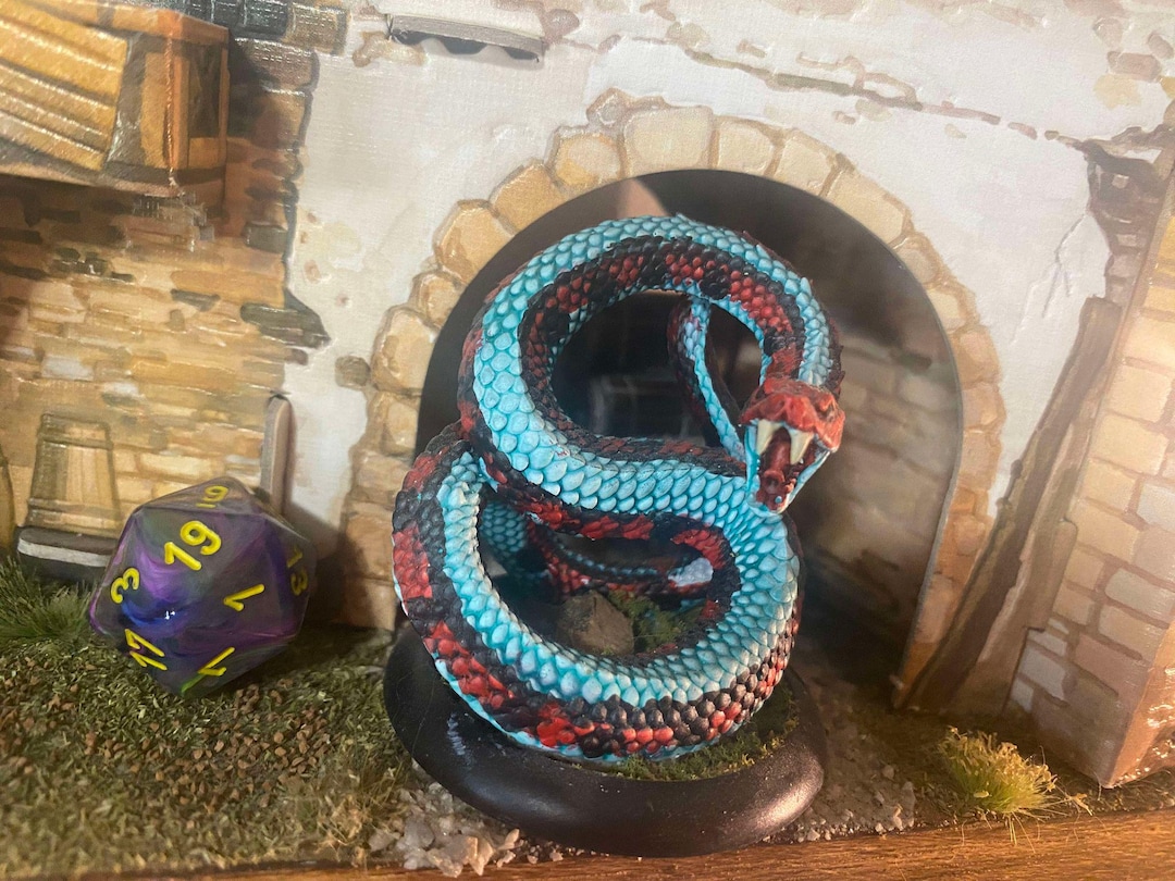 Giant Snake Dungeons and Dragons Fantasy RPG - Etsy