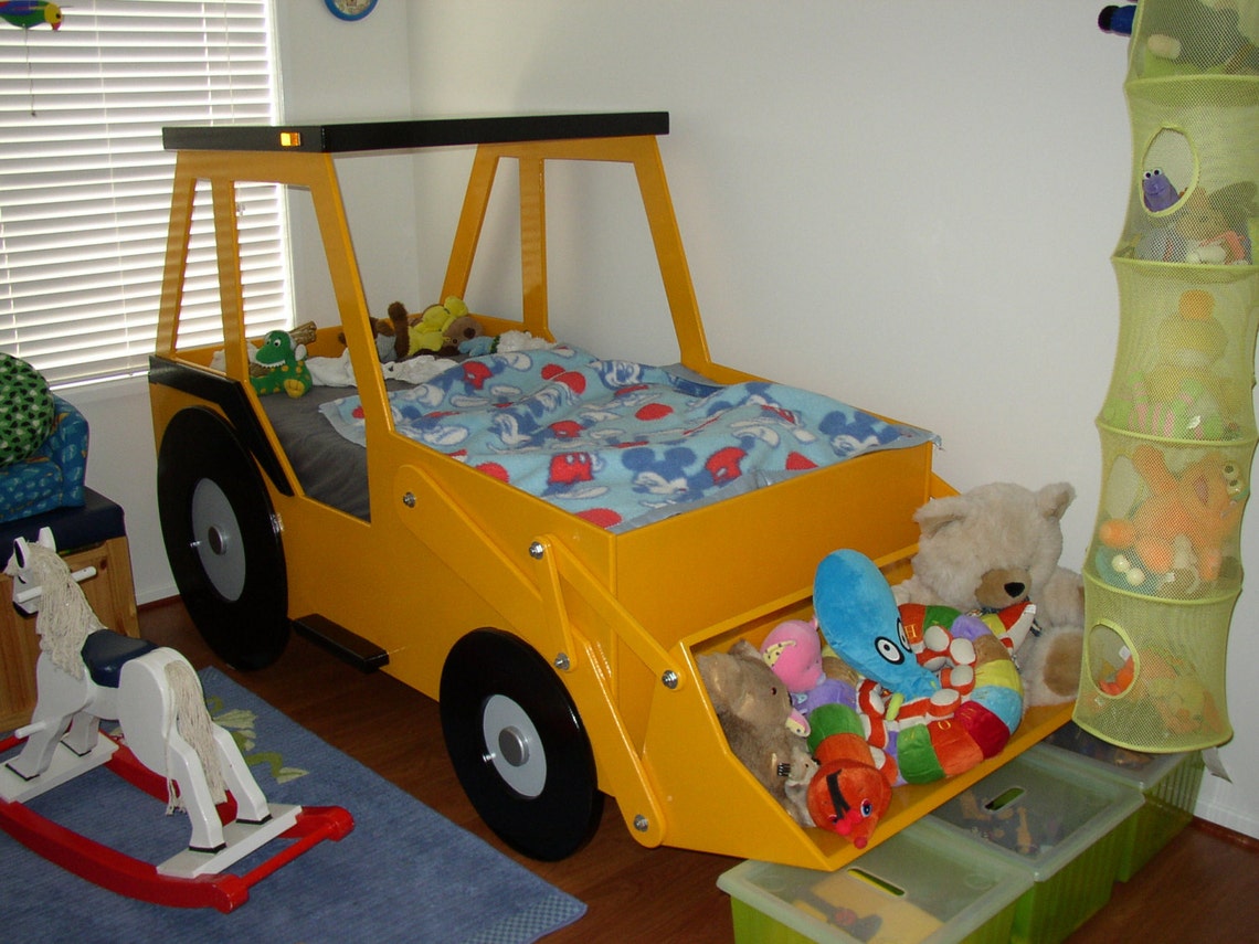 Front End Loader (twin or Crib Size) Bed Woodworking Plan - Etsy