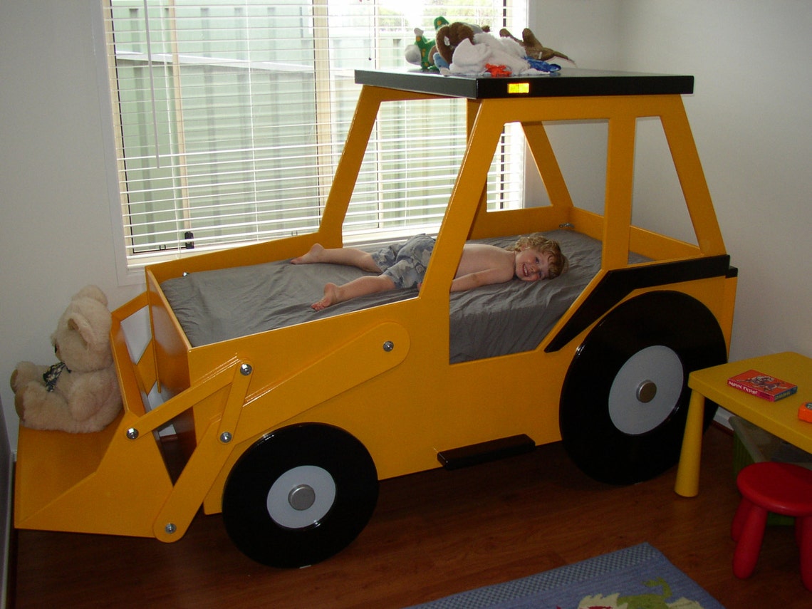 Front End Loader (twin or Crib Size) Bed Woodworking Plan - Etsy