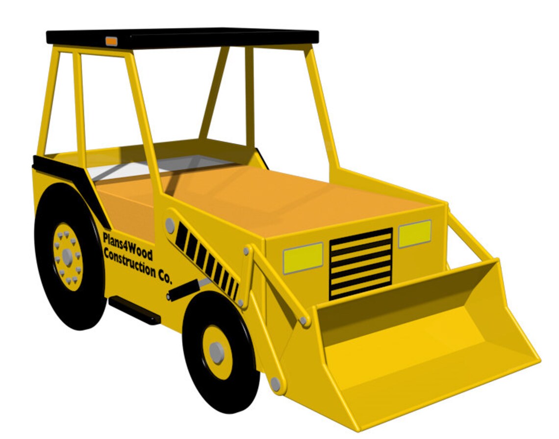 Digital Download: Front End Loader (twin Size) Bed Woodworking Plan - Etsy