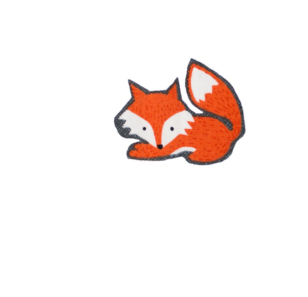 Fox Iron on Fabric Transfer Applique 860 - Etsy
