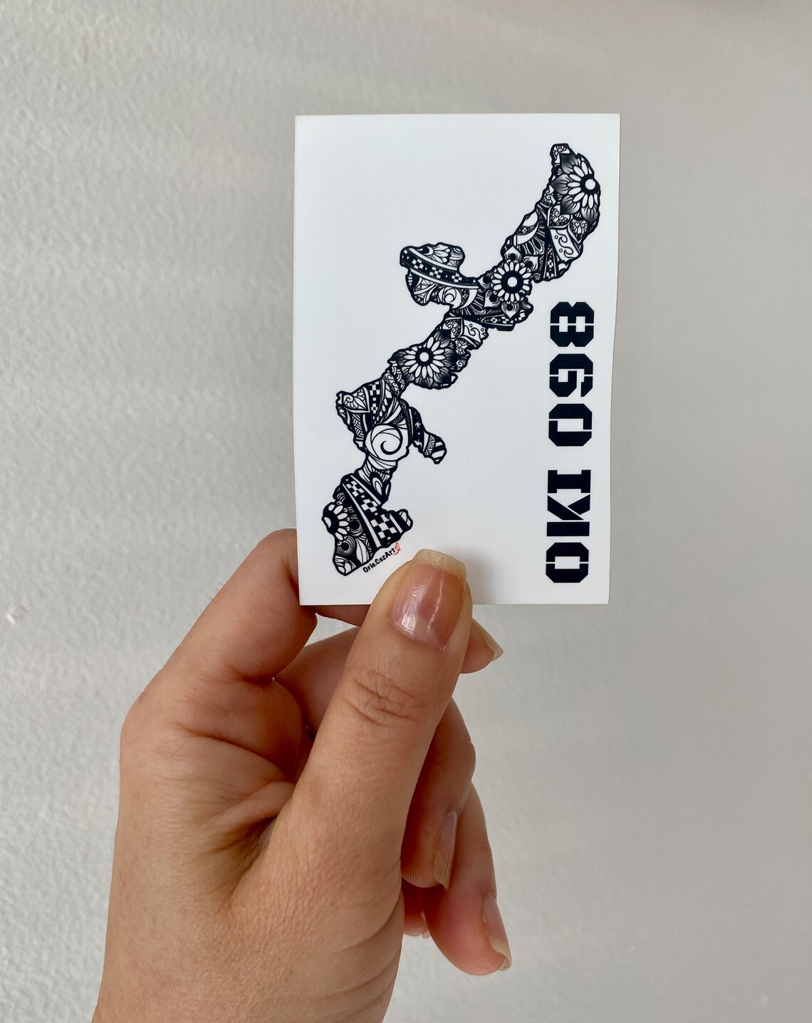 OKINAWA Sticker /water Bottle Sticker /tumbler Sticker /laptop Sticker ...