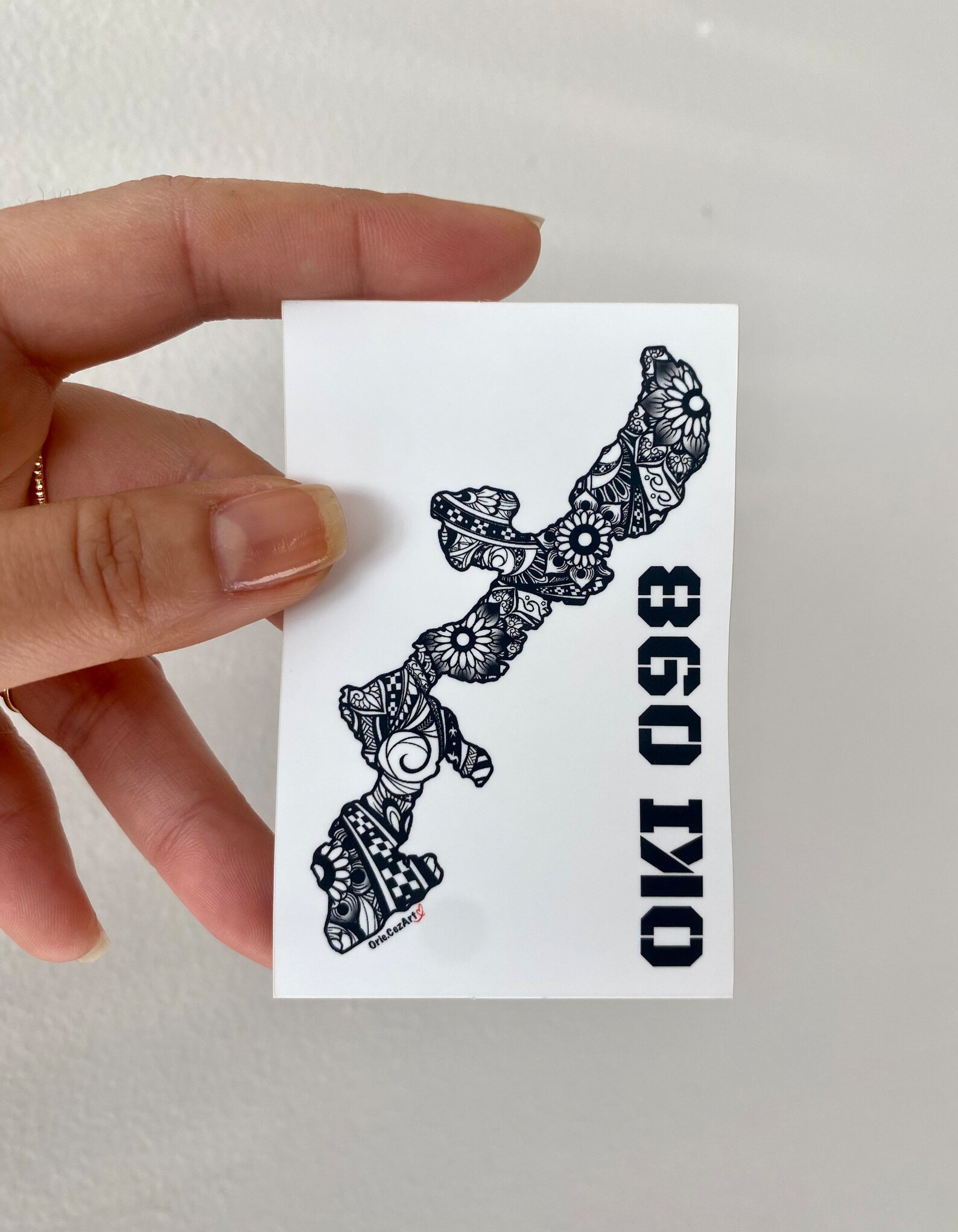 OKINAWA Sticker /water Bottle Sticker /tumbler Sticker /laptop Sticker ...