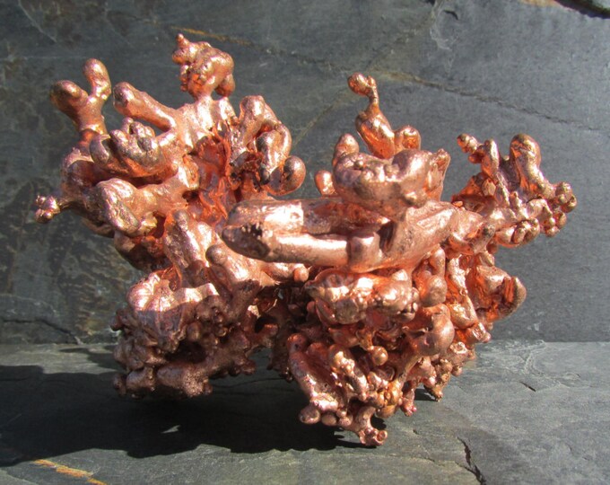 Large Pure Copper Splash Copper Nugget Sculpture From - Etsy